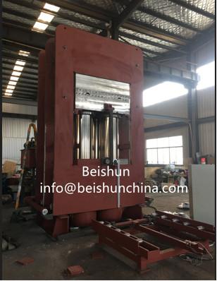 China 1200 Ton Hydraulic Rubber Mat Vulcanization Molding Press 1200x1200mm Hot Plate for sale