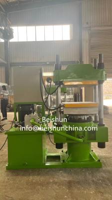 China 80 Ton 400x400 mm Small Size Vulcanizing Molding Machine for Silicone Bracelets and Plugs for sale