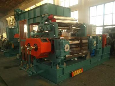 China XK-550 Rubber Open Mill 110kw Double Roller Hardening Process Long Service Life for Rubber Mixing for sale
