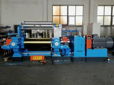 China Cast Iron Two Roller Rubber Mixing Mill Machine And Roller Diameter 12 14 16 Inches for sale