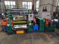 China PLC Rubber Mixing Mill with Smooth Rollers 400mm Diameter 37kW Motor for sale