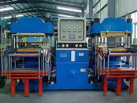 China 2RT/4RT Single And Double Station Electric Heating Rubber Vulcanizing Molding  Machine For Rubber 0-25MPa Pressure Range for sale