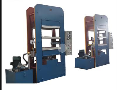 China Electric Heating Rubber Vulcanizing Press Machine 0-25MPa 0-300℃ Double Station for sale