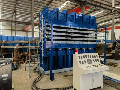 China PLC 5 Layer Hydraulic Vulcanizing Press 1.0-2.0MPa for Truck Tire Tread Retreading for sale