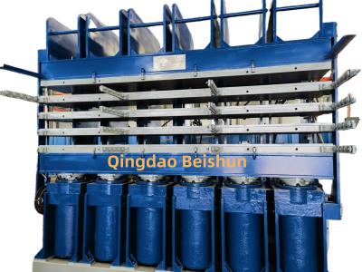 China 4-Layer Rubber Tire Tread Vulcanizing Press for Truck Retreading with 10-20MN Pressure and 100-180°C Temperature Range for sale