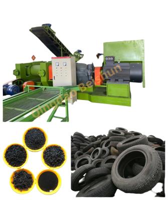 China Automatic Waste Tire Recycling Machine 150Kw 3-5t/h Capacity Rubber Powder Production Line for sale
