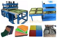 China Downward Pressure Rubber Floor Tile Production Machine 3-10 MPa 140-180°C for sale