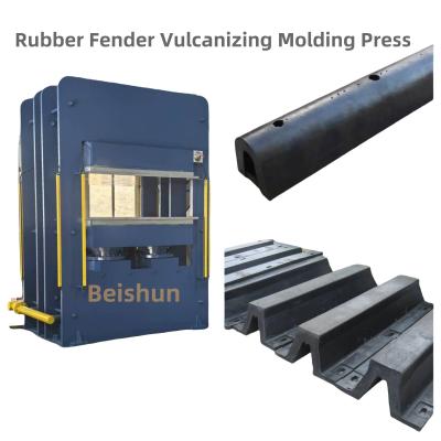 China 800 Ton Rubber Vulcanizing Hot Press Molding Machine for Rubber Fender Manufacturing for sale
