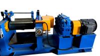 China 10 Inch Rubber Open Mill Electric Pitch Adjustment 2 Roller Small Scale Production for sale