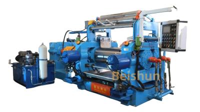 China 24 Inch Rubber Mixing Mill 660mm Roller Electric Pitch Adjustment Hydraulic Baffle Stock Blender for sale
