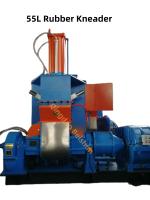 China 55L Rubber Kneading Machine with PLC Automatic Mixing Control 75KW Main Motor for sale