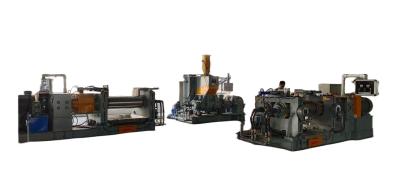 China Water Cooling Two Roller Rubber Mixing Mill PLC Control 30kg Capacity Industrial Rubber Manufacturing for sale