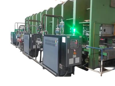 China Energy Saving Rubber Vulcanizing Press 10000kN 7800mm EP NN CC Type Conveying Manufacturing Machinery for sale