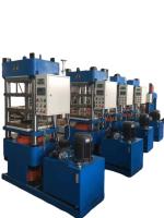 China PLC Controlled Rubber Vulcanizing Press Machine with Heating Power 57.6kw×2 and Automatic Grade PLC Or Manual for sale