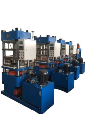 China PLC Controlled Rubber Vulcanizing Press Machine with Heating Power 57.6kw×2 and Automatic Grade PLC Or Manual for sale