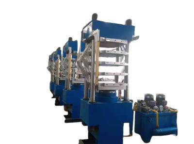 China Customizable Rubber Vulcanizing Press Machine 57.6kw×2 Heating Power 250mm Plunger Diameter for sale