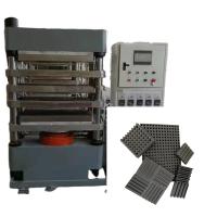 China 1000KN Clamping Force 4-Layer Rubber Cushion Hydraulic Vulcanizing Press with PLC Control for sale