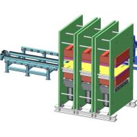 China 500-ton Pressure Frame-type Automatic Rubber Vulcanizing Press Machine with Electric Heating for Rubber Hot Pressing Forming for sale