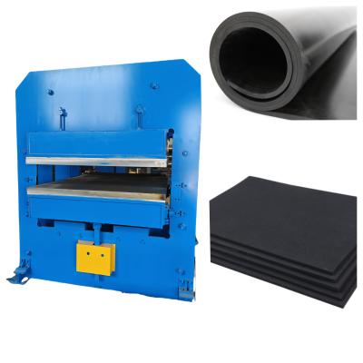 China 800 Ton Clamping Force Rubber Vulcanizing Press with PLC Automatic Control for EPDM Rubber Sheet Manufacturing for sale