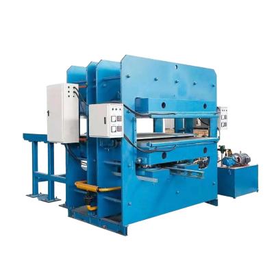 China Fully Automatic Duplex Design Frame Vulcanizing Press Machine with High Strength Steel Frame and Uniform Heating System for sale
