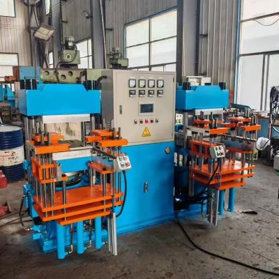 China 3RT Semi-automatic Rubber Vulcanizing Press 400mm Stroke 600x600mm Plate High Efficiency for sale