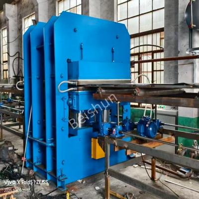 China Frame Type Rubber Vulcanizing Press Machine with 500-ton Clamping Force for High-Pressure Molding and Precision & Repeatability for sale