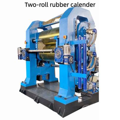 China Double-Roll Rubber Sheet Calender 360mm Cylinder Diameter 1000-3000mm Roller Length for sale