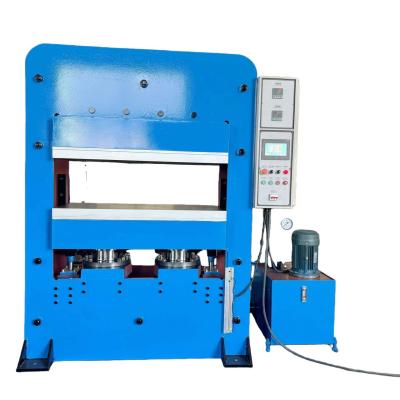 China 1000×1000mm Worktable Frame Structure Flat Vulcanizing Press Machine with 400-ton Hydraulic System for sale