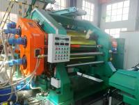 China PLC Controlled Four Roll Rubber Calendering Line for Conveyor Belt and Sheet Prefabrication 0.05mm Tolerance for sale