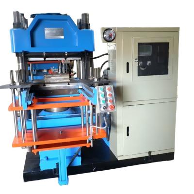 China Customized Servo 250T 2TR Four-column Automatic Mold-moving Electric Heating Flat Vulcanizing Machine for sale