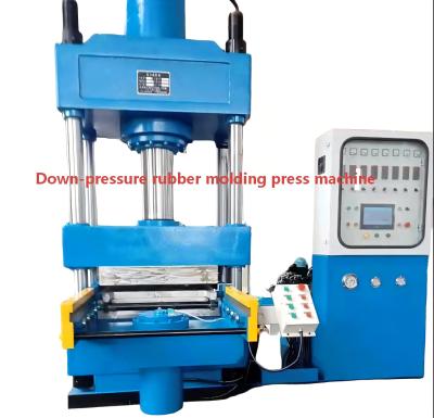 China Hydraulic Four Column Hot Press Molding Machine 100-500 Ton for Rubber Expansion Joints Water Heated Cooled for sale