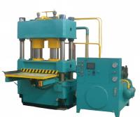 China Hydraulic Four Column Hot Press Molding Machine 100-500 Ton for Rubber Expansion Joints Water Heated Cooled for sale