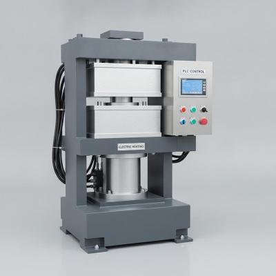 China PLC Control Rubber Vulcanizing Press Machine with 250mm Plunger Diameter and Electric Heating Plates for sale