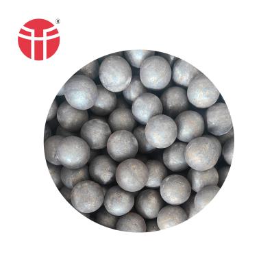 China 70Cr2 80mm Forged Steel Grinding Ball for SAG Mill High Hardness HRC 58+ for sale
