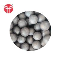 China 70Cr2 80mm Forged Steel Grinding Ball for SAG Mill High Hardness HRC 58+ for sale