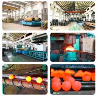 China Forged Grinding Steel Ball 100mm 125mm 150mm for Ball Mill High Hardness 58HRC for sale