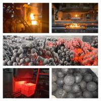 China High Chrome Cast Grinding Balls 17-150mm Hardness HRC 58 Grinding Media Steel Ball for Ball Mill for sale