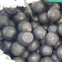 China 60mm Chrome Alloy Cast Iron Grinding Media Steel Balls HRC58 2.5 Inch for sale