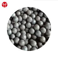 China Hot Rolled Forged Grinding Steel Ball 60mm-130mm Low Abrasion for Mining for sale