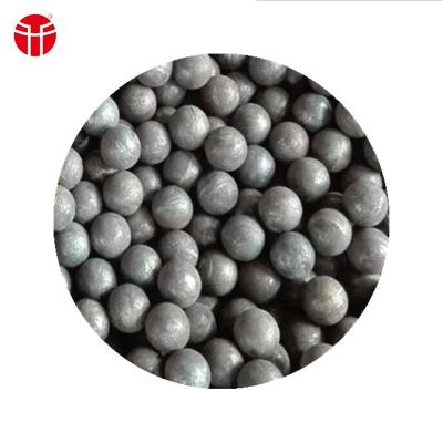 China Hot Rolled Forged Grinding Steel Ball 60mm-130mm Low Abrasion for Mining for sale
