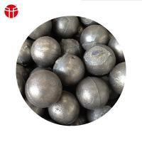 China Hot Rolled Forged Grinding Steel Ball 60mm-130mm Low Abrasion for Mining for sale