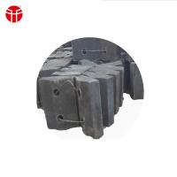 China Casting alloy steel mill liners for cement ball mill for sale
