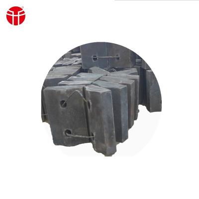 China Casting alloy steel mill liners for cement ball mill for sale