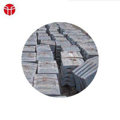 China Mn13Cr2 alloy steel mill liners for ball mill for sale
