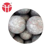 China Dia125mm Low Wear Forged Grinding Steel Ball for Copper Mine 60HRC for sale