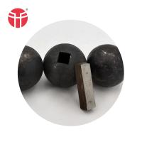 China Dia125mm Low Wear Forged Grinding Steel Ball for Copper Mine 60HRC for sale