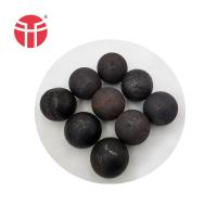 China Dia125mm Low Wear Forged Grinding Steel Ball for Copper Mine 60HRC for sale
