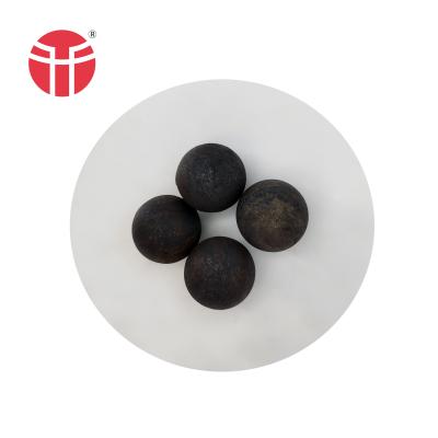 China 50mm Forged Grinding Steel Ball Low Wear for Power Plant 60Mn HRC55 for sale