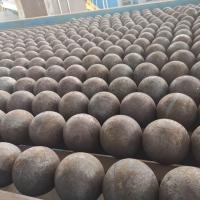 China Forged Steel Grinding Media Ball 20mm-150mm for Ball Mill High Hardness HRC 55-60 for sale
