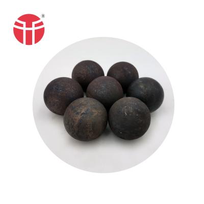 China 80mm High Manganese Forged Steel Grinding Media Ball for Iron and Gold Mine for sale